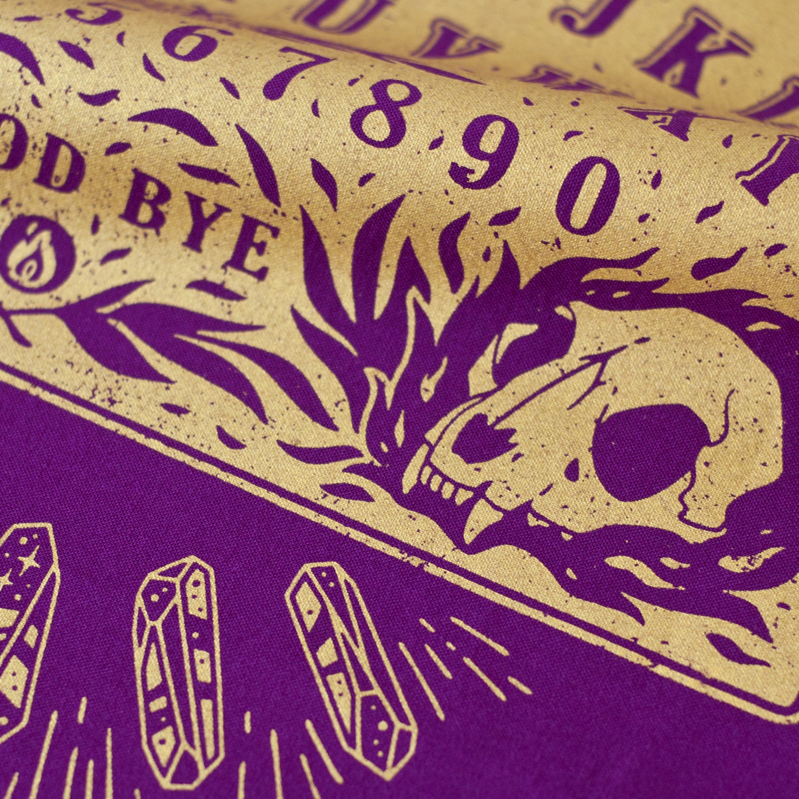 Ouija Board Fabric Art Print for Sewing, Embroidery, Craft, Decor ...