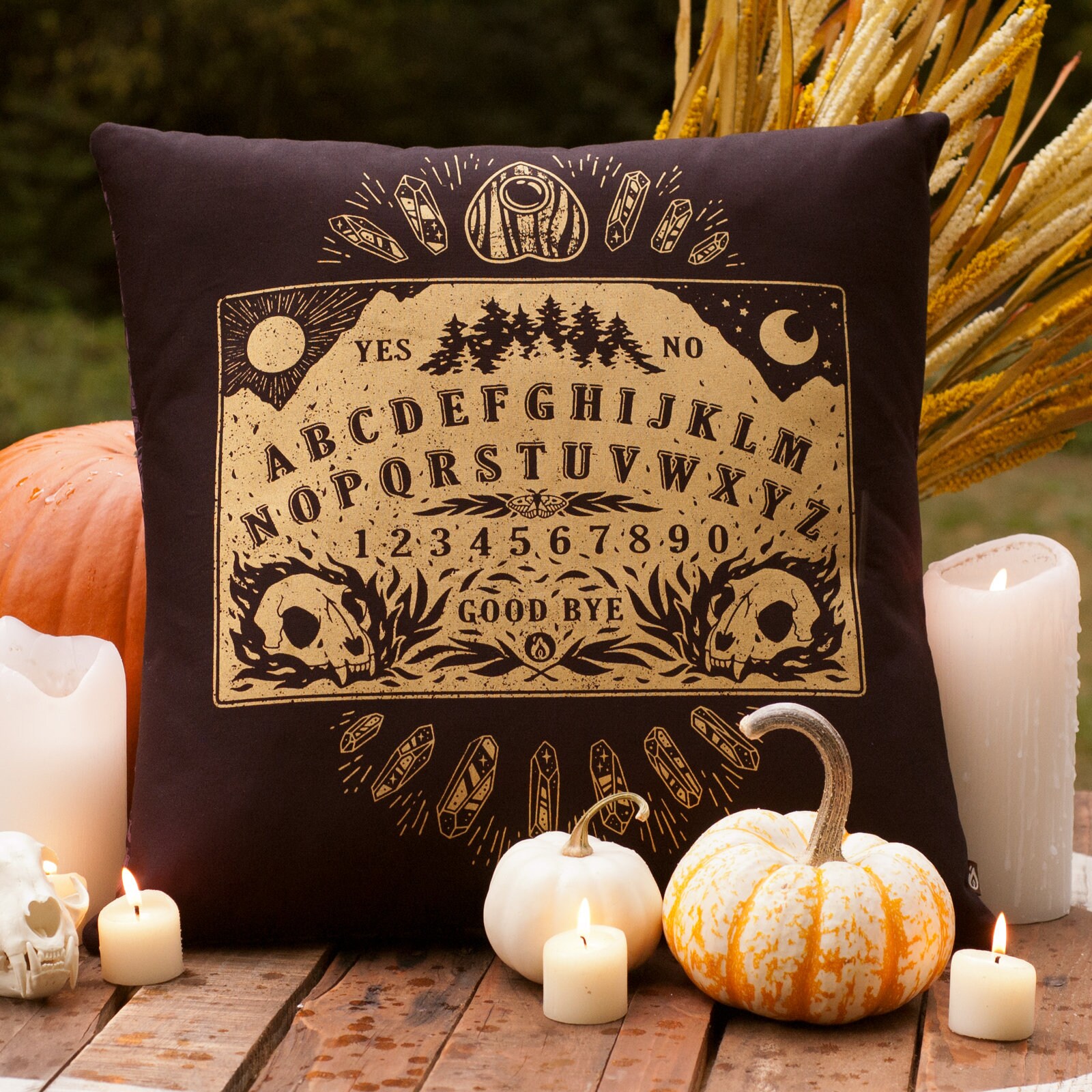 Ouija Board Fabric Art Print for Sewing, Embroidery, Craft, Decor ...