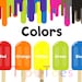Colors Chart, Popsicles, Learn Colors, Color Chart Printable, Learning ...