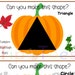Playdough Shape Mats, Fall Learning Printable, Playdough Mats, Autumn ...