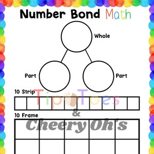 Number Bonds Math, Number Sense, Homeschool Printable, Learning and ...
