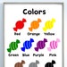 Color Chart, Colors Printable, Classroom Poster, Homeschool Printable ...