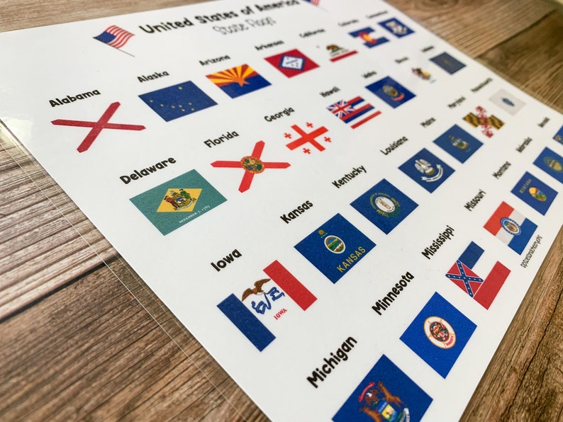 United States of America, State Flags, 50 States, U.S. State Flags ...