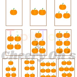Kids Fall Activity, Pumpkin Patch Game, Number Matching Worksheet ...