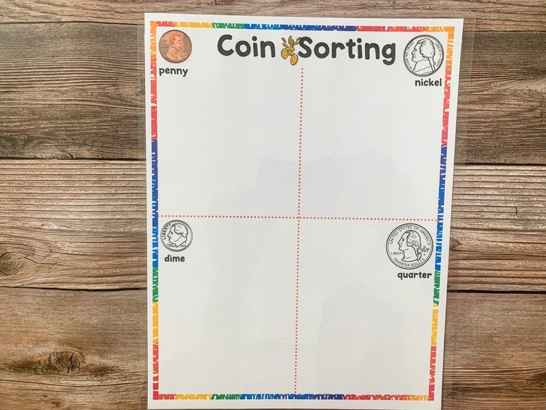 Kids Money Activity Homeschool Printable United States - Etsy