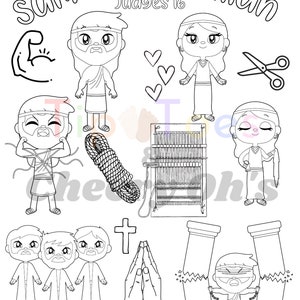 Samson and Delilah, Bible Activities, Sunday School, Homeschool ...