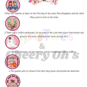 He is Risen, Bible Activity, Homeschool Printable, Bible Verse, Easter ...
