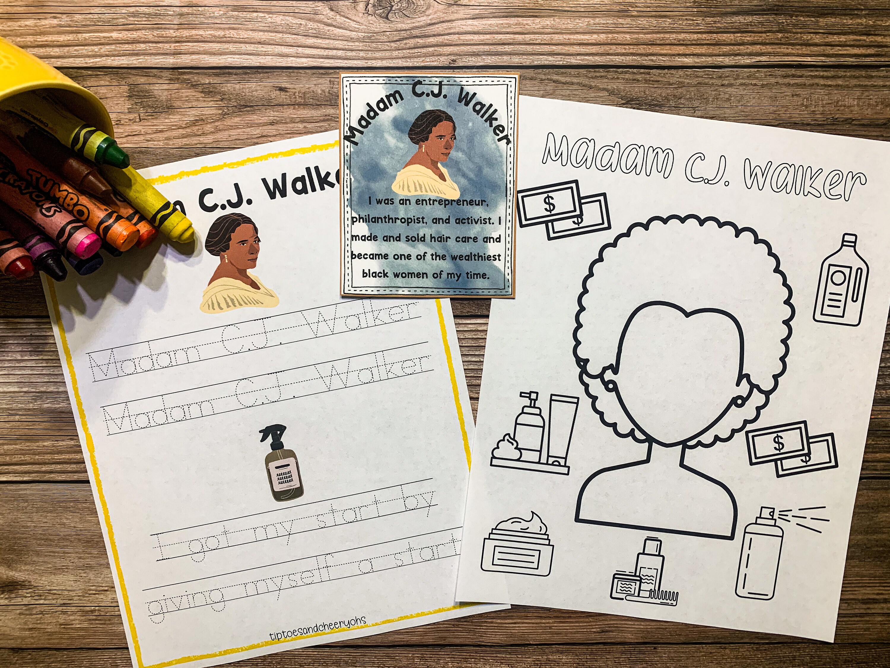 Black History Activities for Kids Black History Month Bessie | Etsy