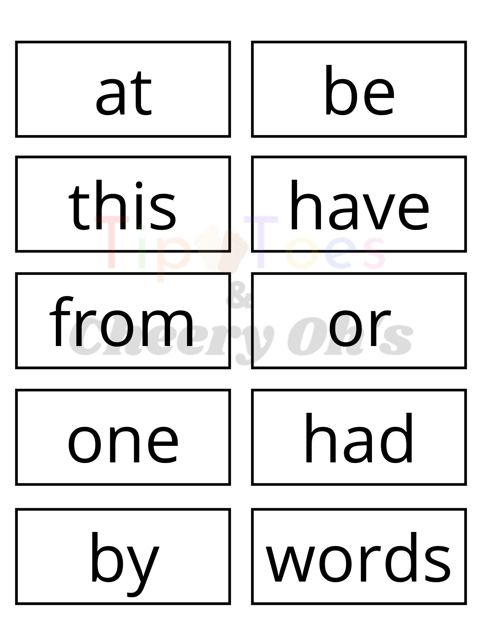 Sight Word Builder Sight Word Recognition Fry's 100 - Etsy