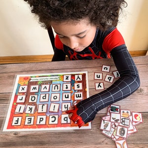 Printable Fall Alphabet Game, Beginning Sounds, Letter Recognition ...