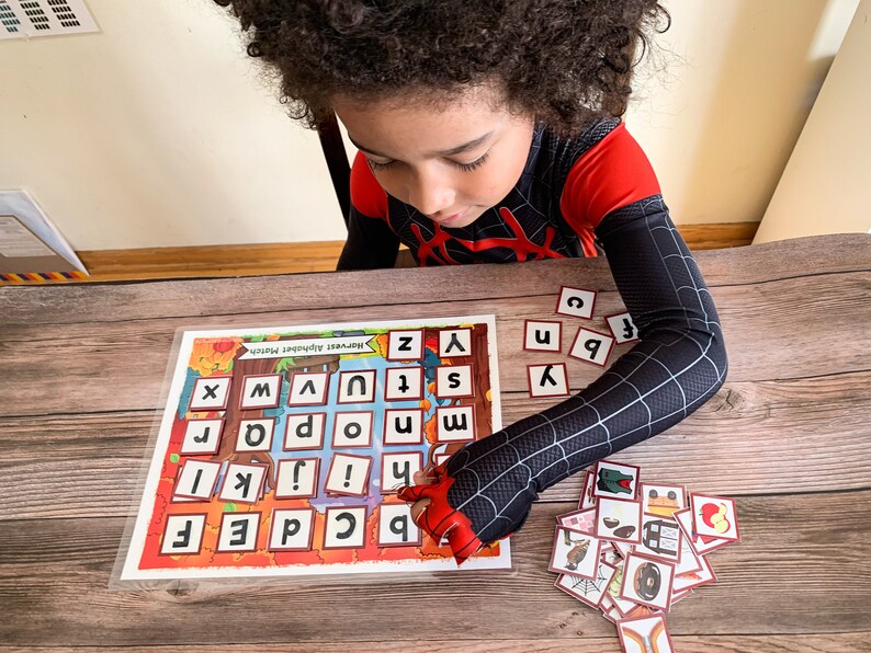 Printable Fall Alphabet Game, Beginning Sounds, Letter Recognition ...