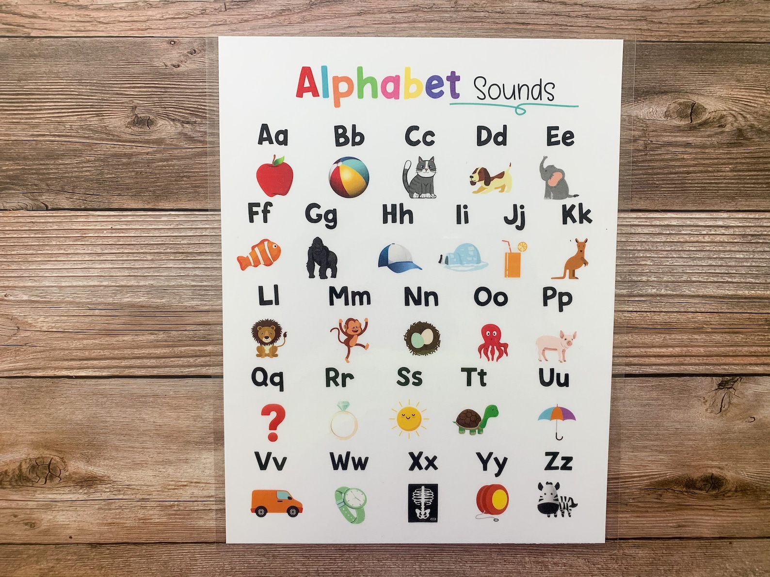 Alphabet Chart, Letter Sounds, Homeschool Printable, Alphabet Sounds ...