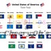United States of America, State Flags, 50 States, U.S. State Flags ...