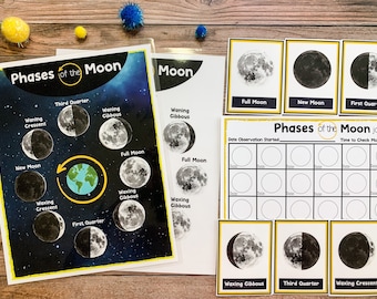 Phases of the Moon - Etsy