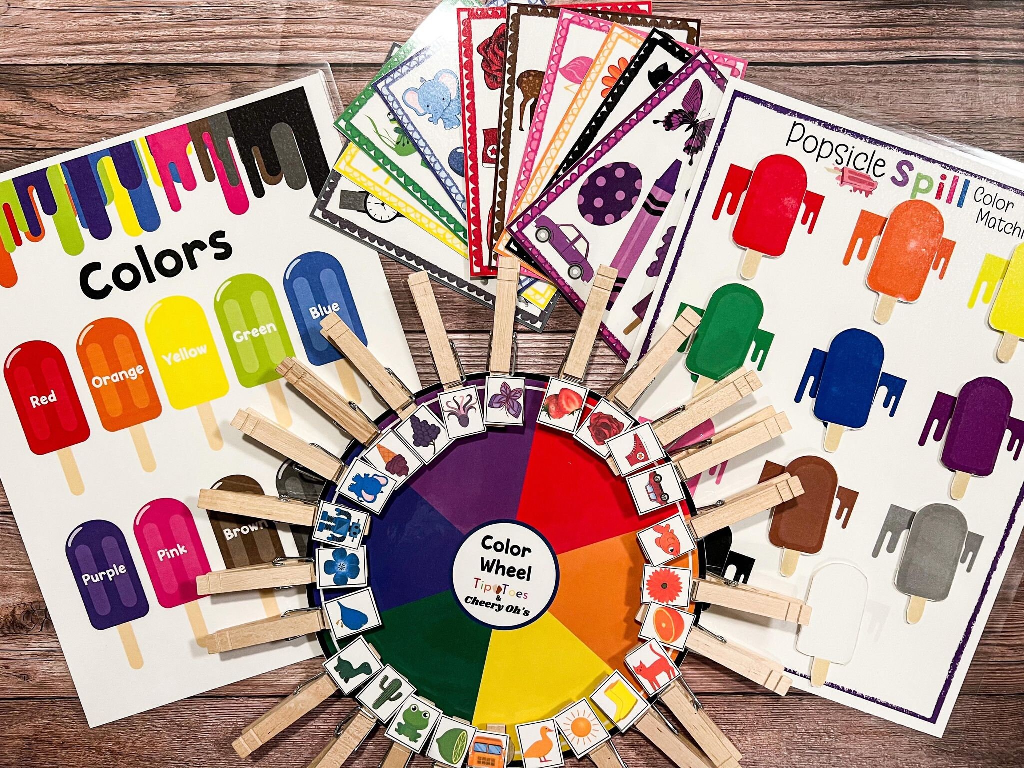 Colors Busy Binder, Colors Chart, Color Matching Wheel, Color Matching ...