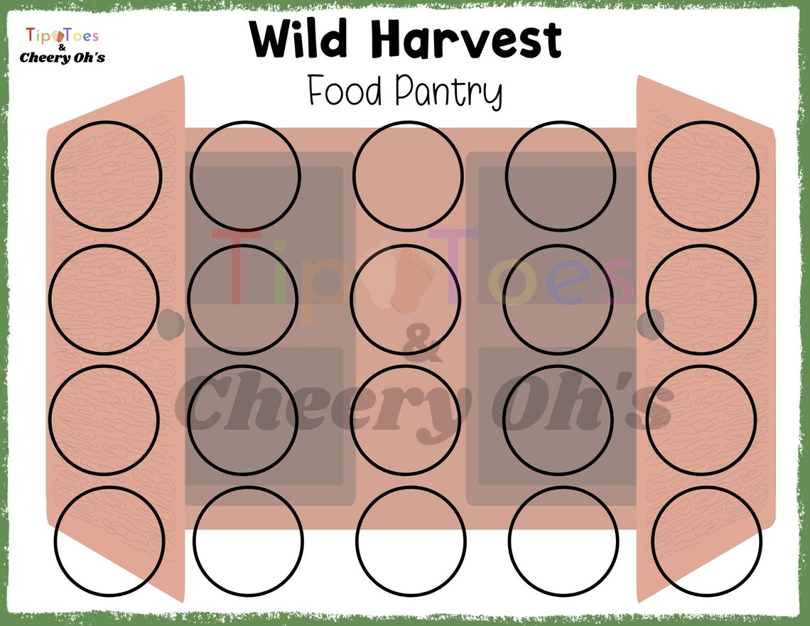 Preschool Counting Mat Wild Harvest Soup Counting Kids Fall | Etsy