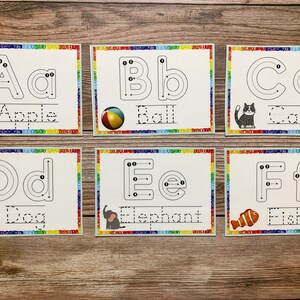 Alphabet Flashcards, Handwriting, Letter Tracing, Preschool ...