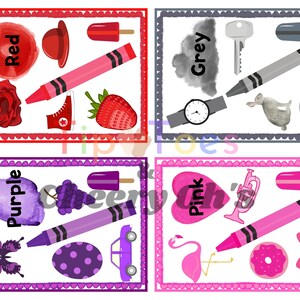 Jumbo Color Flashcards, Colors Flashcards for Kids, Preschool ...