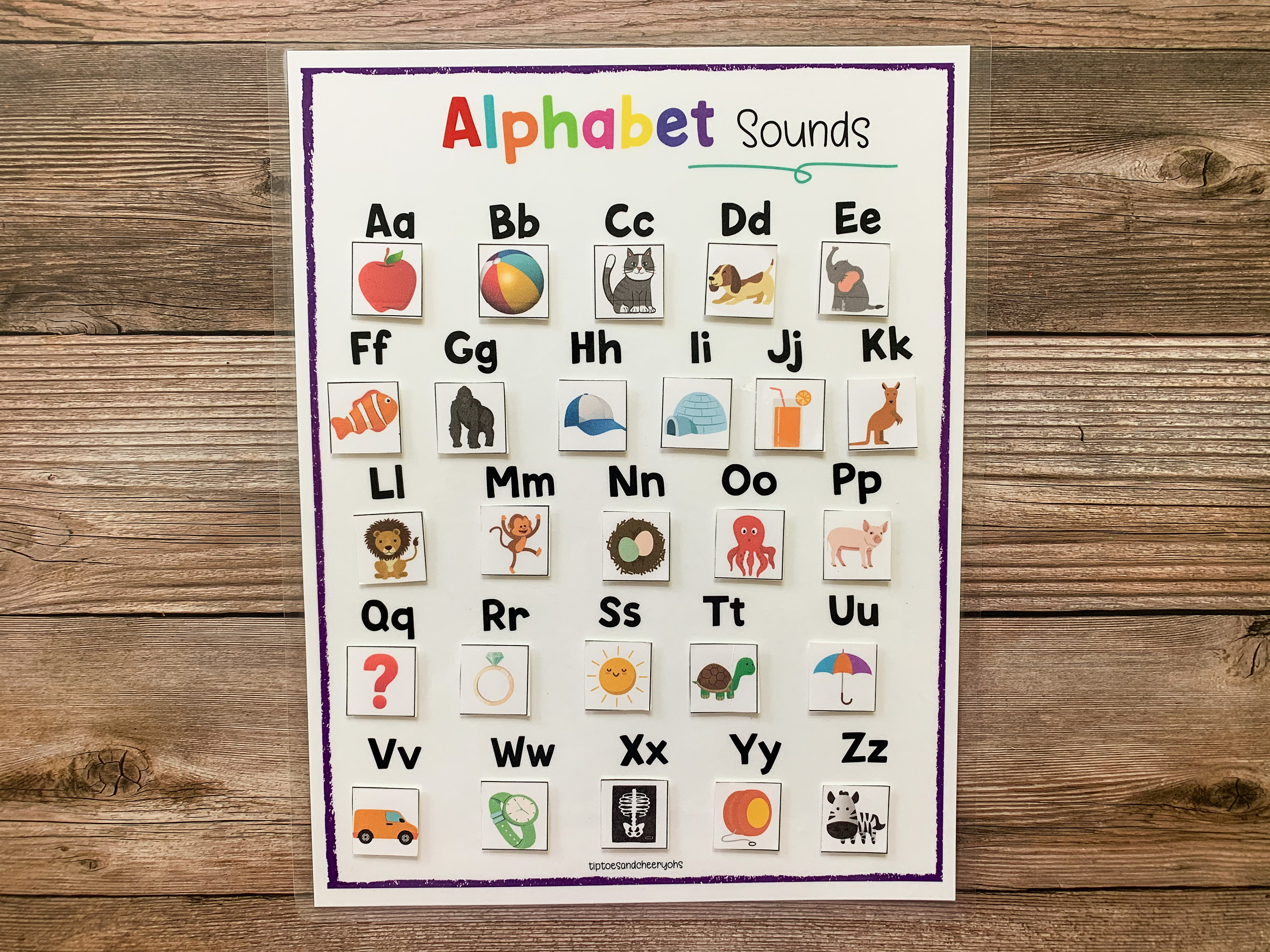 Printable Alphabet Game, Beginning Sounds, Letter Recognition ...