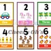 Number Flashcards, Numbers 1-20,preschool, Homeschool, Printable Number ...