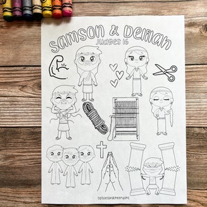 Samson and Delilah, Bible Activities, Sunday School, Homeschool ...