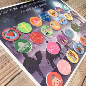 Christmas Advent Calendar for Kids, Bible Activity, Countdown to ...
