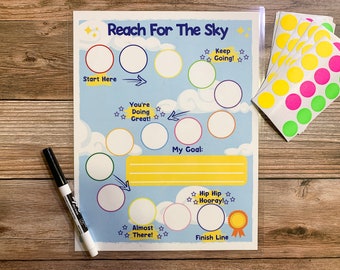 Goal Chart Printable for Kids, Behavior Chart, Goal Tracker - Etsy
