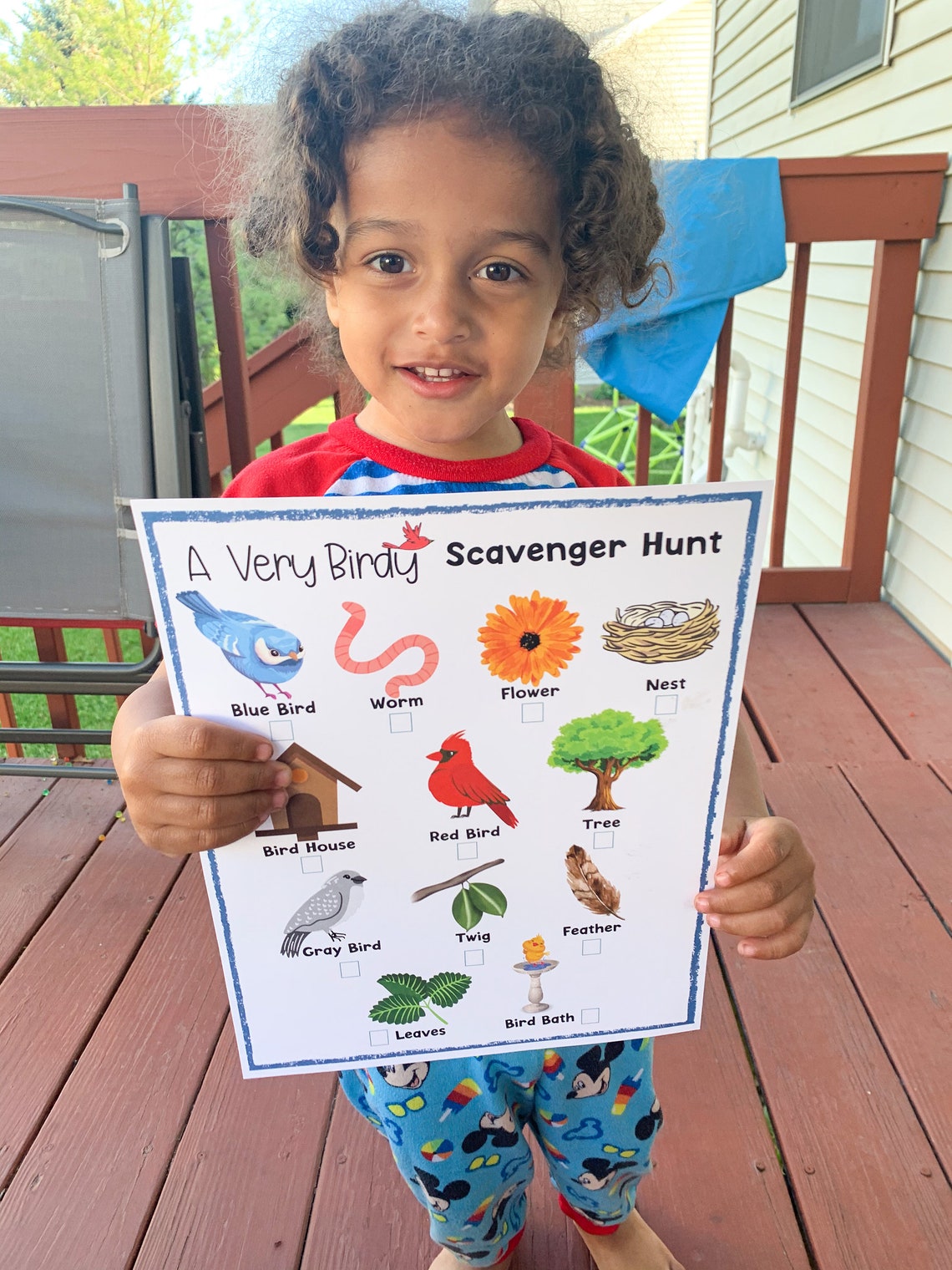 Spring Scavenger Hunt Bird Scavenger Hunt Kids Spring - Etsy