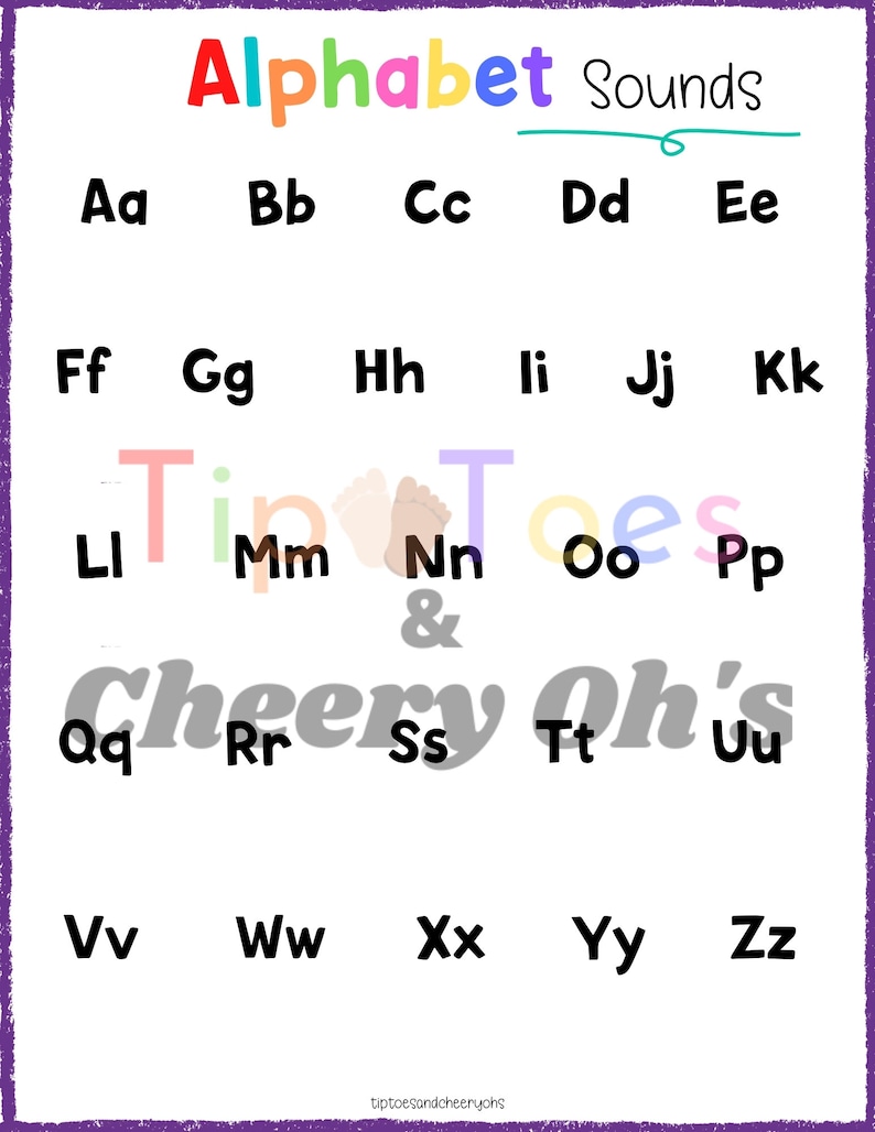 Printable Alphabet Game Beginning Sounds Letter Recognition - Etsy