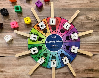 Number Matching Game for Kids, Preschool Learning 1-10, Kindergarten ...