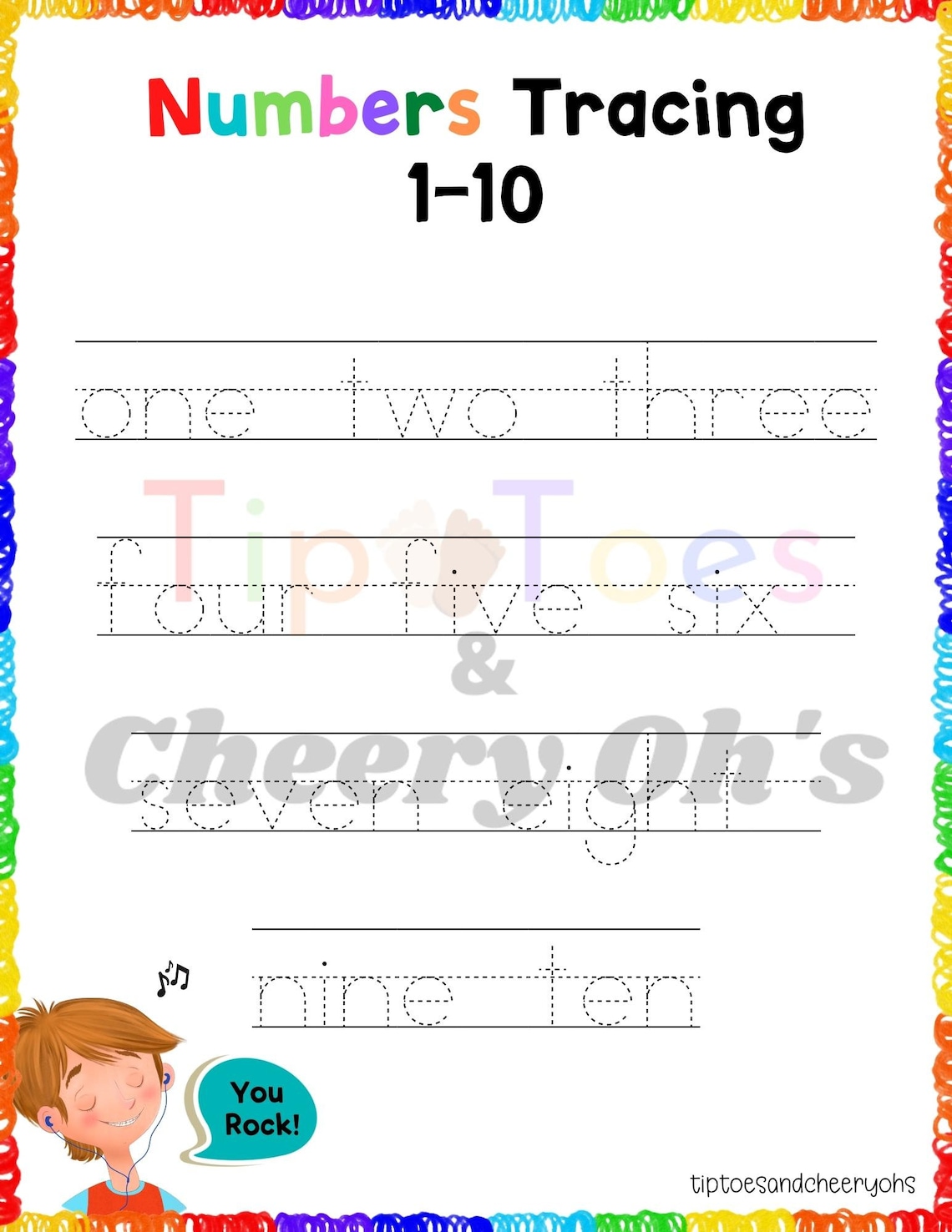 Tracing Worksheets Learn to Write Tracing Letters and - Etsy