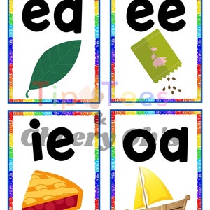 Phonics Flashcards, CVC Words, Word Families, Learn to Read, Consonant ...