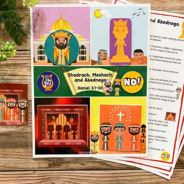 Shadrach Meshach and Abednego - Etsy