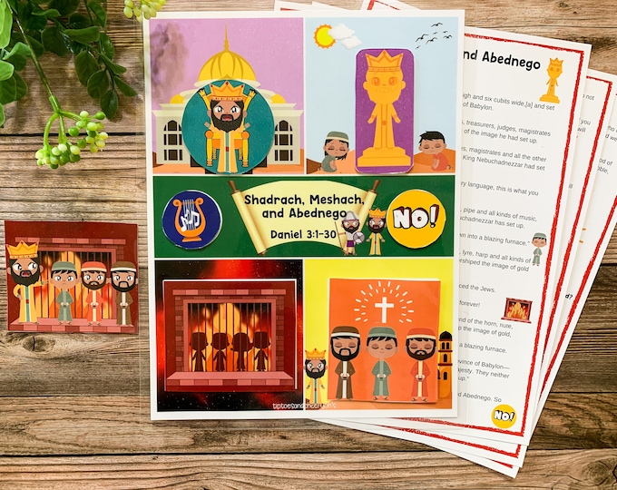 Fiery Furnace Bible Story Activities, Sunday School Crafts, Activity ...
