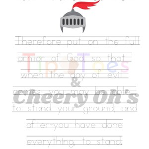 Armor of God Printable, Bible Study, Homeschool Printable, Sunday ...