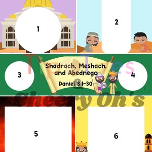 Shadrach, Meshach, and Abednego, the Fiery Furnace, Bible Lesson ...