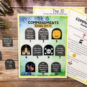 Bible Activity Bundle, Homeschool Printable, Sunday School, Christian ...