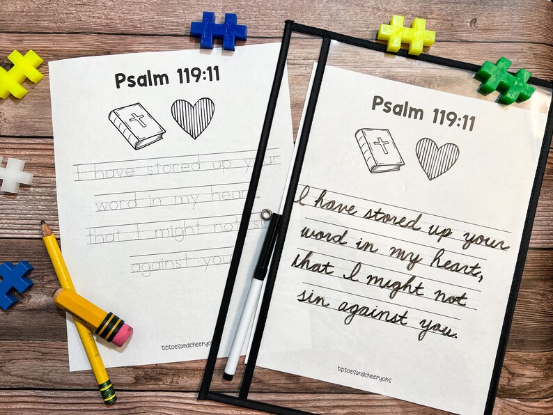 Psalm 119:11, Bible Activities for Kids, Devotional, Christian Activity ...