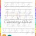 Cursive Tracing Worksheets, Cursive Tracing Letters and Numbers ...