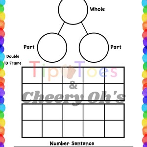 Number Bonds Math, Number Sense, Homeschool Printable, Learning and ...