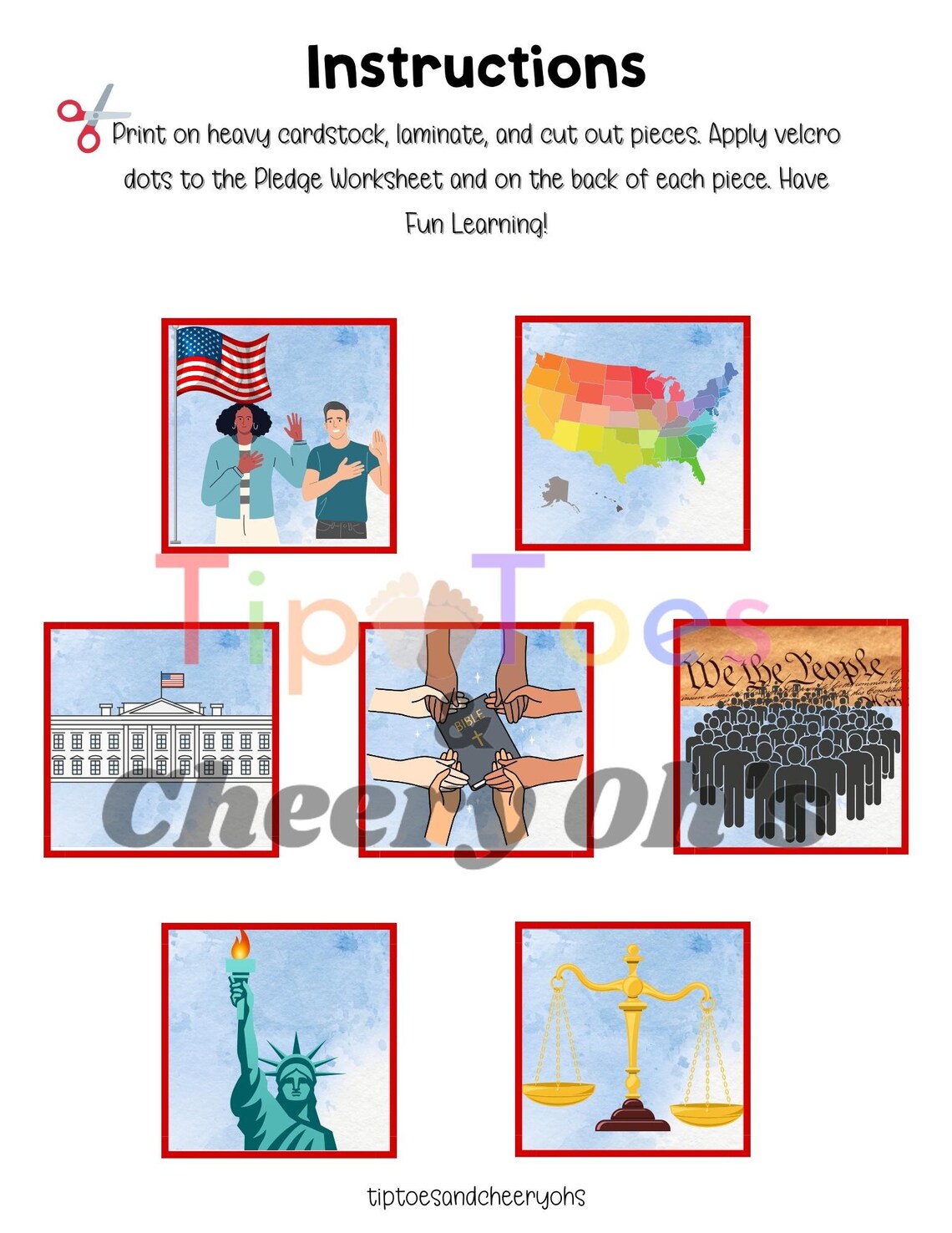 The Pledge of Allegiance for Kids, United States History, Social ...