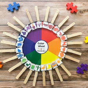 Colors Busy Binder, Colors Chart, Color Matching Wheel, Color Matching ...