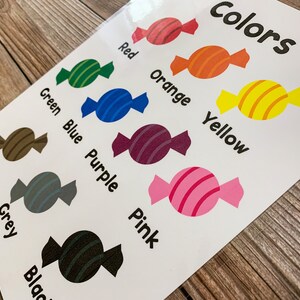 Color Chart, Colors Printable, Classroom Poster, Homeschool Printable ...