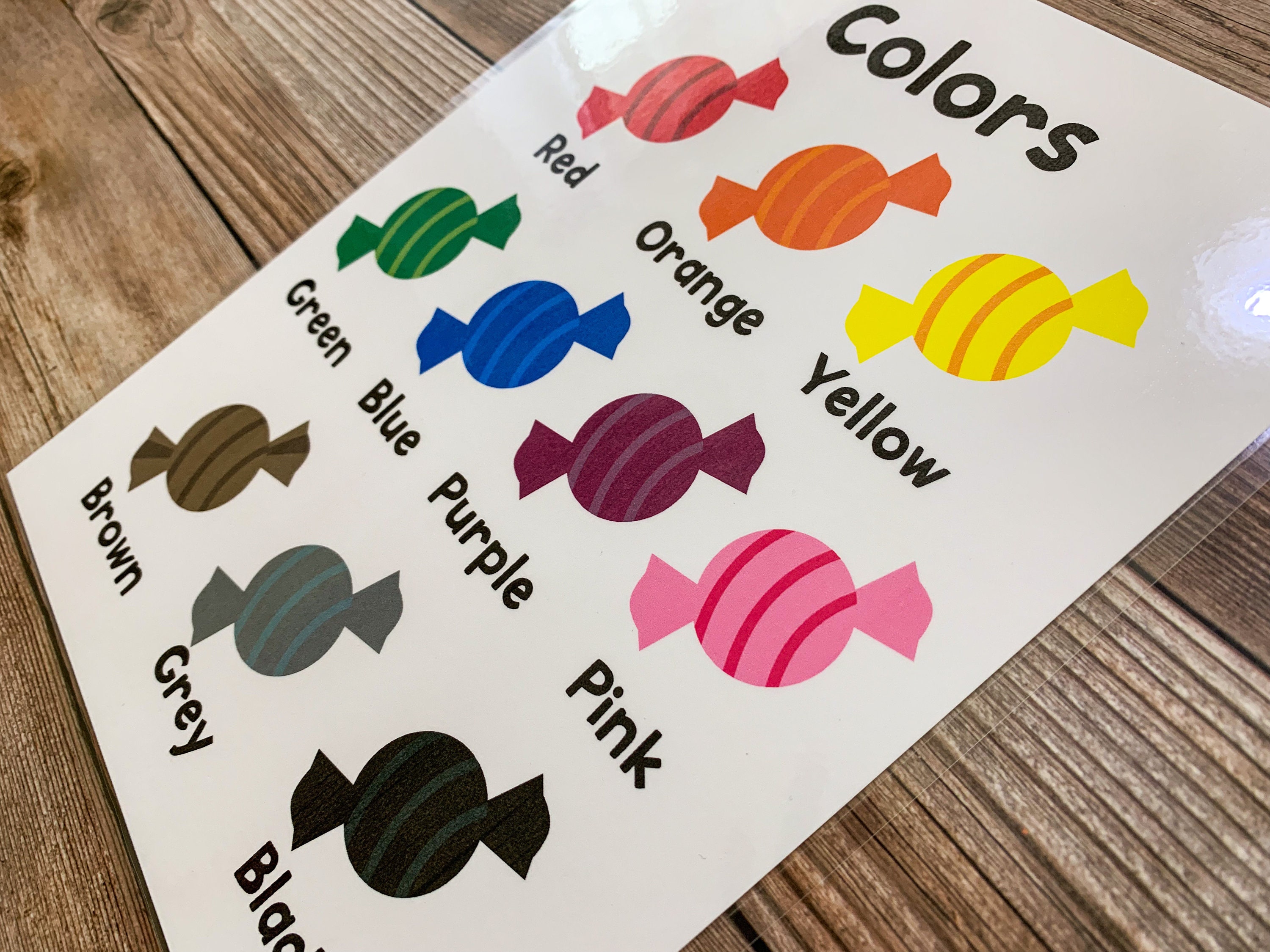 Color Chart, Colors Printable, Classroom Poster, Homeschool Printable ...