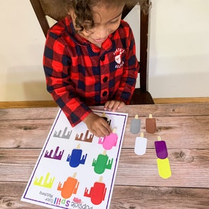 Color Matching Printable, Busy Binder Colors for Kids, Colors Activity ...