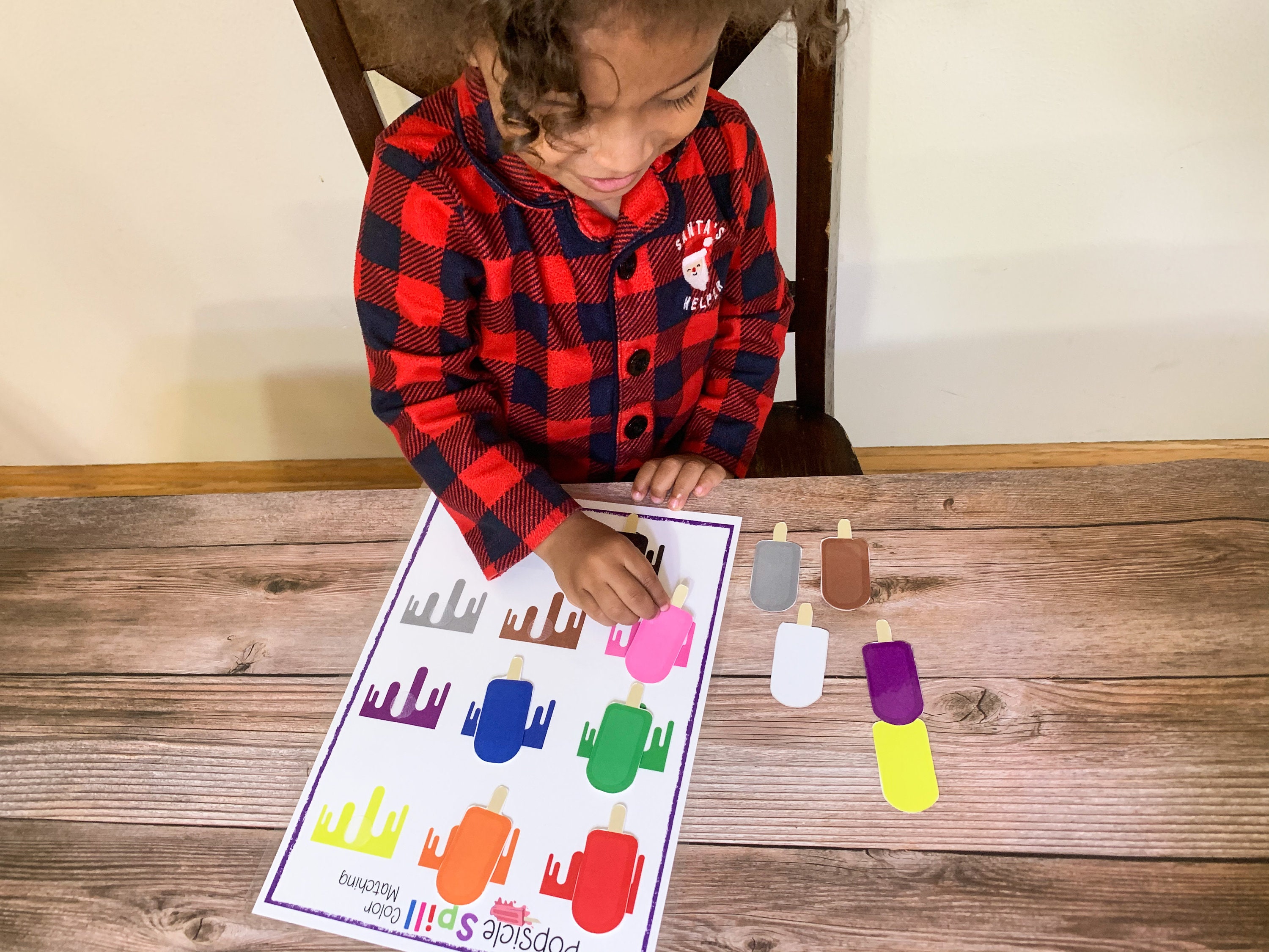 Color Matching Printable Busy Binder Colors for Kids Colors - Etsy