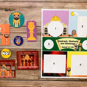 Shadrach, Meshach, and Abednego, the Fiery Furnace, Bible Lesson ...