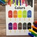 Colors Busy Binder, Colors Chart, Color Matching Wheel, Color Matching ...