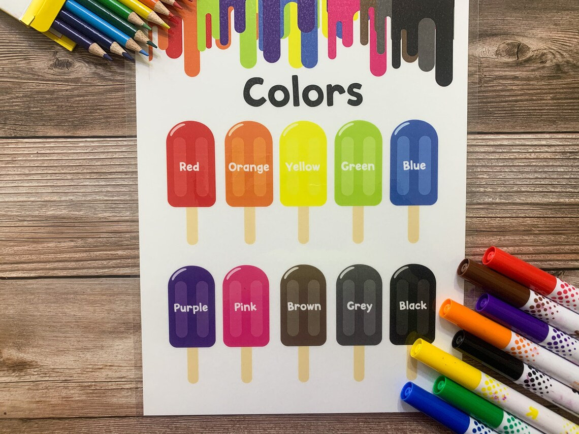 Colors Busy Binder, Colors Chart, Color Matching Wheel, Color Matching ...