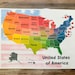 United States Map, Digital, Classroom Decor, 50 States Map, USA Map ...